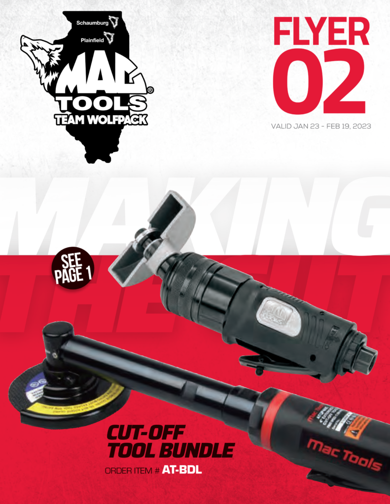 Latest Promotions - Mac Tools Flyer - Team Wolfpack Tools