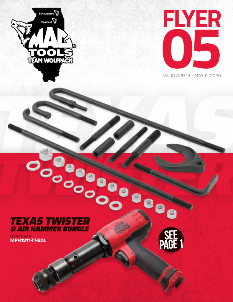 Latest Promotions - Mac Tools Flyer - Team Wolfpack Tools