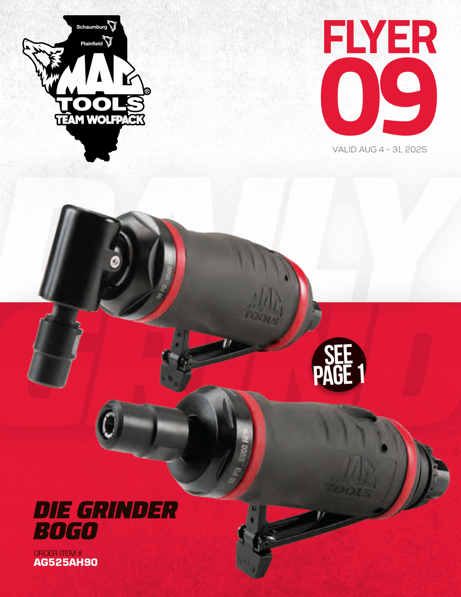 Latest Promotions - Mac Tools Flyer - Team Wolfpack Tools